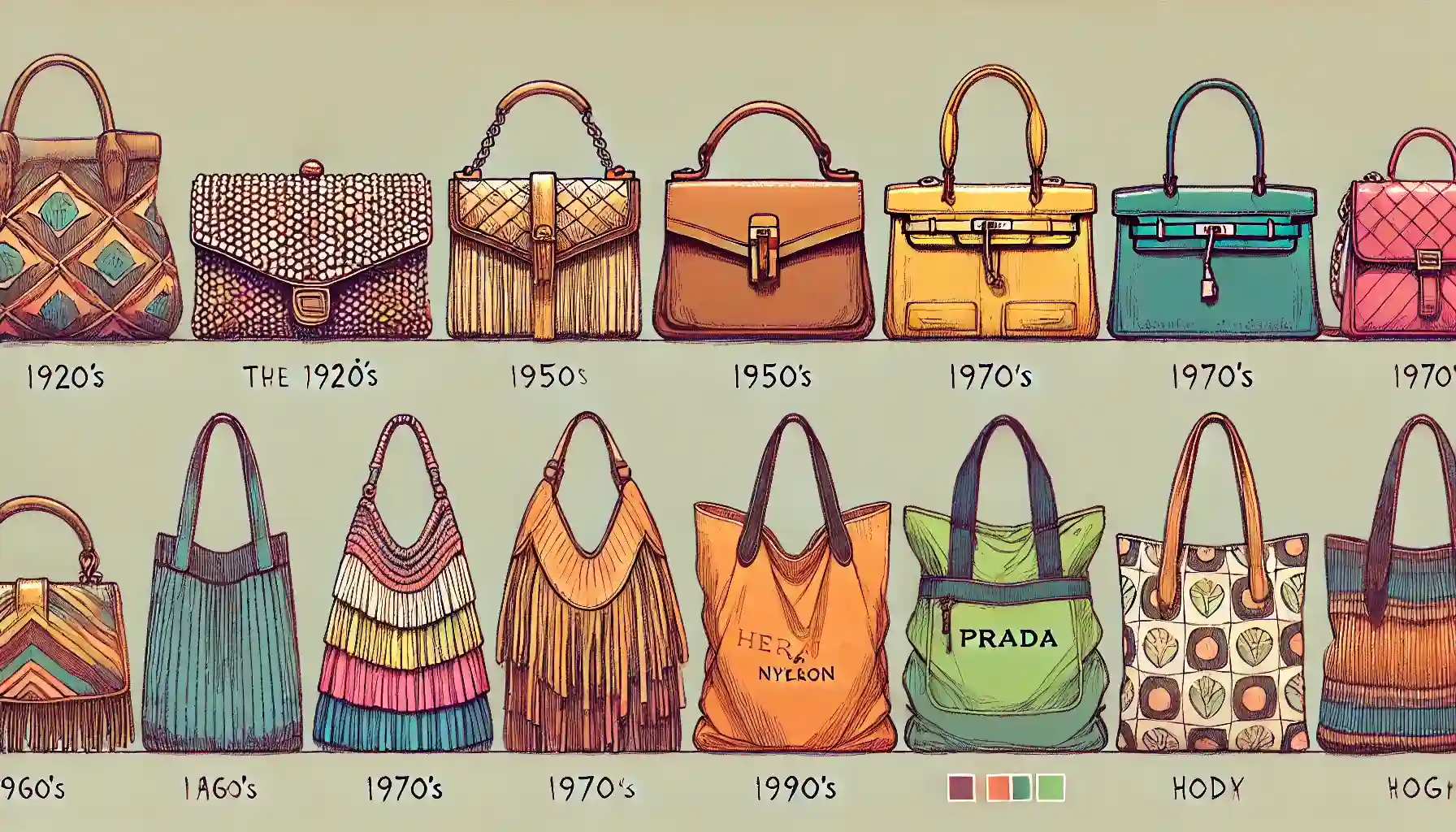 Evolution of Bags: How They’ve Changed Over the Decades! | Jaco Atelier